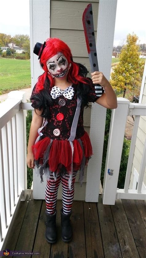 Scary Girl Clown Costumes