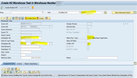 ewm bin to bin transfer with product details and h sap community