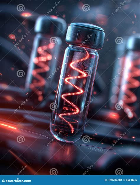 Advanced Biotech Lab Analyzing Genomic Sequencing Data Researchers Examining Dna Structures On