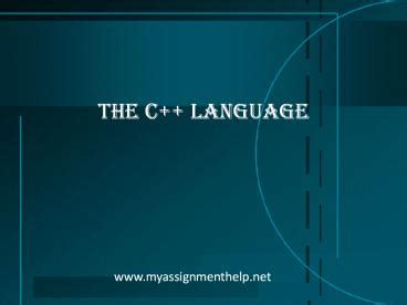 Learn C Programming Language Presentation Free To Download