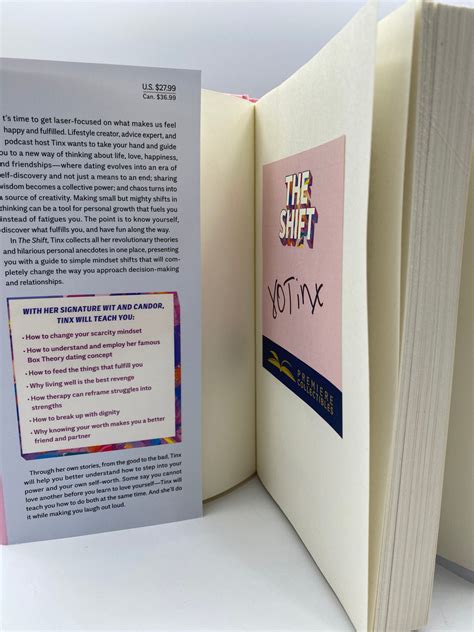 The Shift Tinx Signed Book