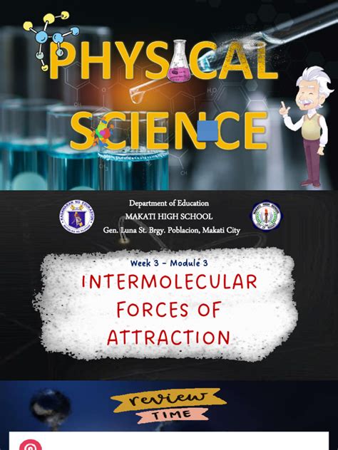 Physci Week 3 Module 3 Pdf Intermolecular Force Chemical Polarity