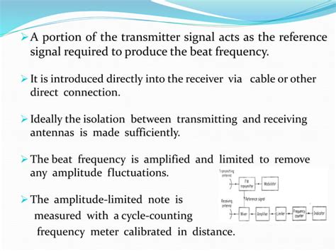 Radar Systems Unit Ii Cw And Frequency Modulated Radar Pptx Digital Audio Computer