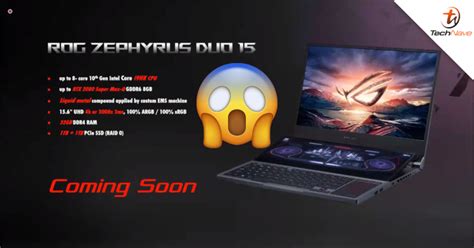Asus Unveils New Rog Zephyrus Duo Zephyrus Series And Strix Series Gaming Laptops From
