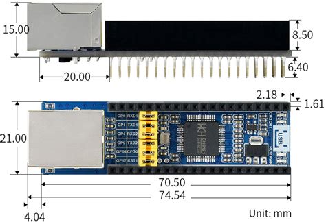 Ethernet шилд Pico Eth Ch9121 для Raspberry Pi Pico купити в Києві та Ethernet шилд Pico Eth Ch9121 для Raspberry Pi Pico купити в Києві та
