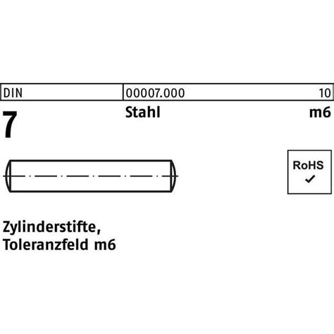Diverse Zylinderstift Din 7 8 M6 X 10 Stahl Din 7 Kaufen Bei Galaxus