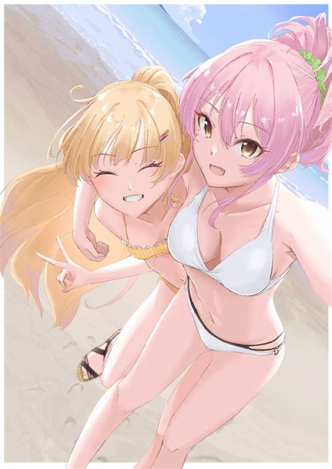 Jougasaki Mika And Jougasaki Rika Idolmaster And 1 More Drawn By Ryus