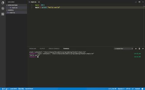 vscode搭建haskell环境 老胡的储物柜