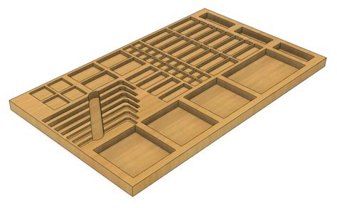 Cnc Bit And Work Holding Drawer Organizer Build Plans And Cad Etsy