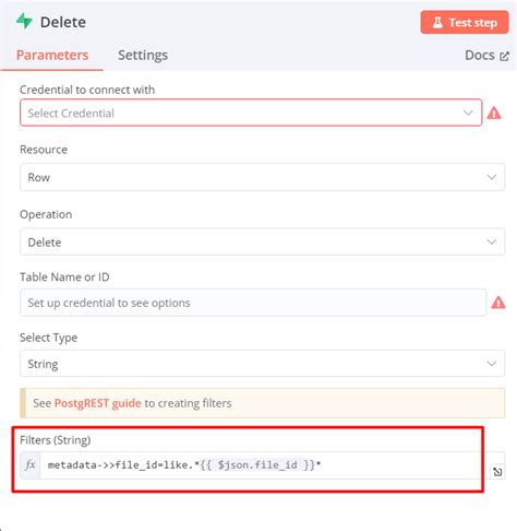 Select Delete Json Node Postgres Questions N8n Community
