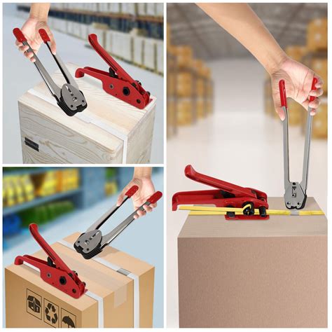 Packing Tape Clear Heavy Duty Pallet Strapping Kit 2000 Lbs Strength U