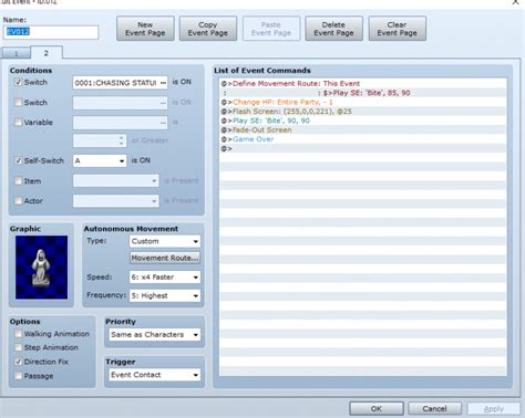 Event Contact Only Triggers When Player Moves RPG Maker Forums