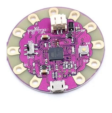 placa lilypad atmega32u4 wearable ropa textil ide arduino