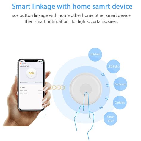 Mini Smart Home Zigbee Wireless Sosemergency Butt Vicedeal