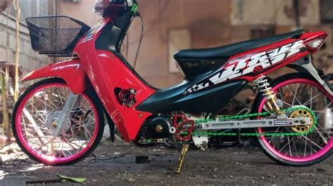 Honda Wave 100 Red Setup