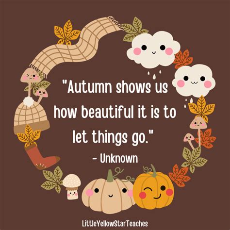 Cute Quotes And Sayings About Fall Colors For Preschoolers Autumn Fall
