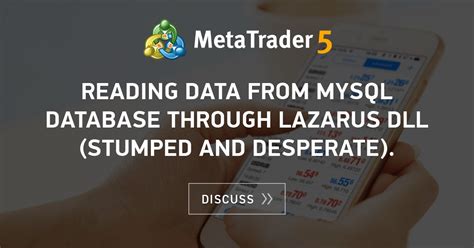 Reading Data From Mysql Database Through Lazarus Dll Stumped And Desperate Mt4 Mql4 And