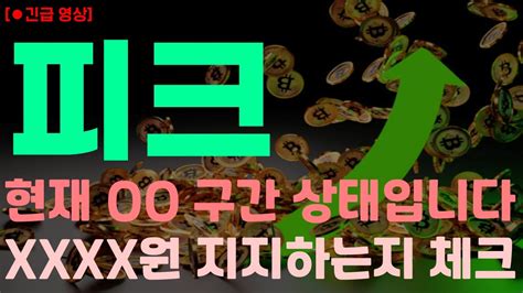 피크 코인 🔴긴급영상 현재 아주 중요한 Oo 구간 상태입니다 특정 가격 지지하는지 보시죠 ‼️ 피크코인목표가 피크코인전망 피크코인대응 Youtube
