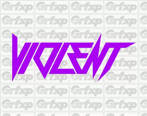 Violent Sticker – Grafixpressions