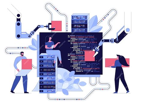 Premium Vector Web Development And Software Programming Concept