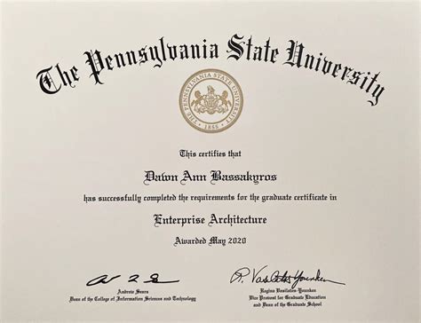 What Will Your Penn State World Campus Certificate Look Like Penn