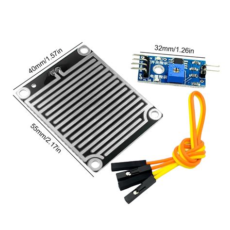 Rain Water Sensor Relay Control Module 3 3V 5V Rain Foliar Leaf