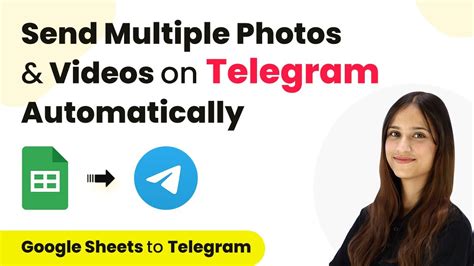 how to send multiple photos and videos on telegram automatically using