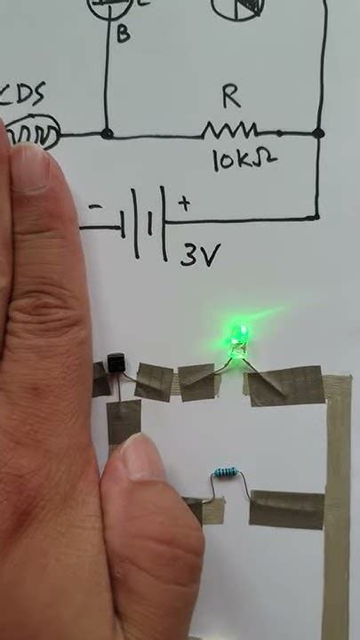 전도성펜과 빛감지센서키트로 회로그리기draw A Circuit With A Conductive Pen And Light