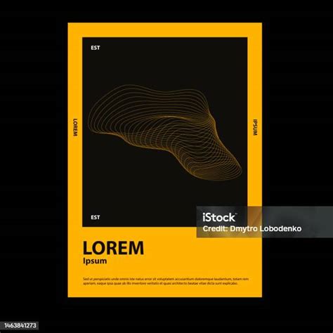 스위스 디자인 포스터 레이아웃의 메타 현대 미학 야만적 인 예술은 대담한 타이포그래피와 추상적 인 기하학적 모양으로 만든 벡터 그래픽 템플릿으로 포스터 아트 앨범 표지