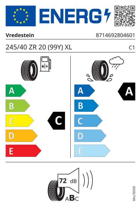 Vredestein 245 40r20 99y Ultrac Pro Xl — Bazzar Hr