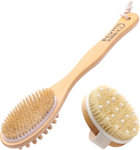 Exfoliating Shower Body Brush,Body Scrubbers for Wet or Dry Brushing ...