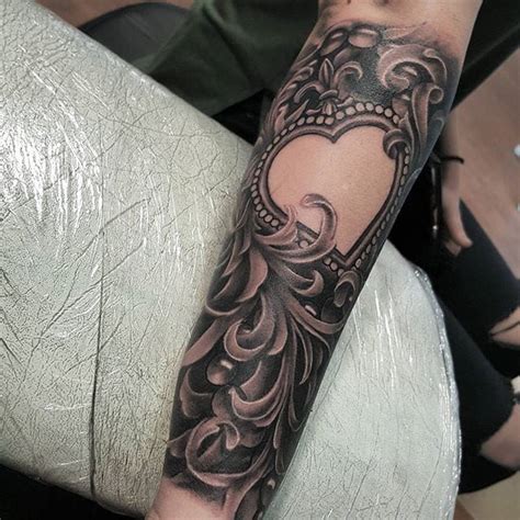 18 Baroque And Fancy Filigree Tattoos Filigree Tattoo Tattoos