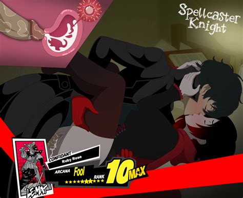 Rule 34 1boy 1girls Akira Kurusu Black Hair Black Legwear Black