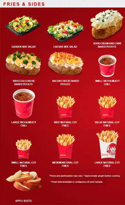 Menu At Wendys Fast Food The Colony State Hwy 121