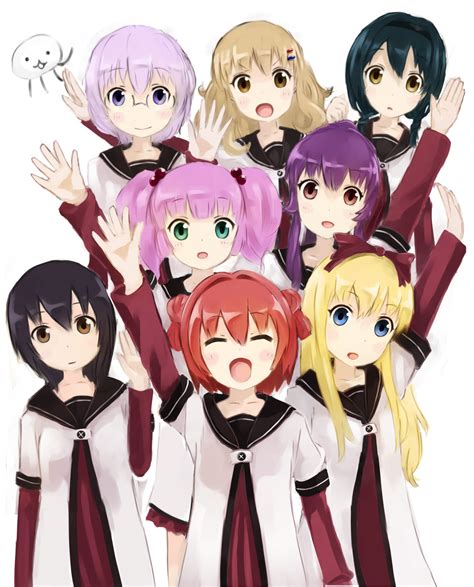 Toshinou Kyouko Akaza Akari Funami Yui Yoshikawa Chinatsu Oomuro Sakurako And 3 More Yuru