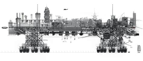 City That Rolls Along On Caterpillar Tracks By Manuel Domínguez