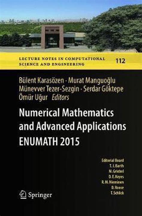 Lecture Notes In Computational Science And Engineering Numerical Mathematics And Bol