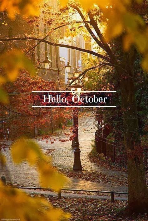 vignette design: Hello, October