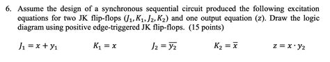 Solved Assume The Design Of A Synchronous Sequential Chegg Com