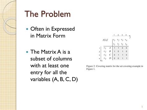 Ppt Custom Computing Machines For The Set Covering Problem Powerpoint