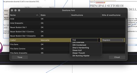 Font Manager Cant Find The Font And Wont Replace The Missing Font
