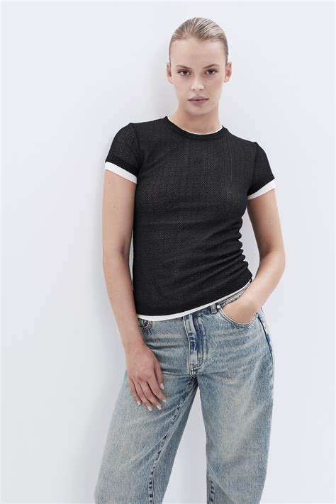 Double Layer Fitted Tee Unison Label