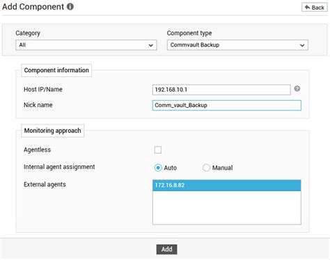 Managing Commvault Backup