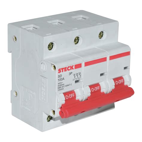 Interruptor Termomagnetico 3p 10a 3ka Sdd63c10