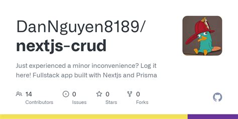 github dannguyen8189 nextjs crud just experienced a minor
