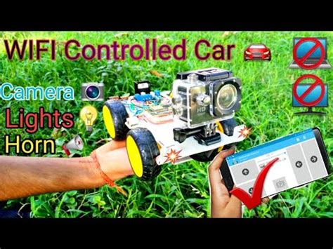 How To Make DIY Arduino Smartphone Controlled WIFI Car Using Nodemcu Esp Nodemcu Esp