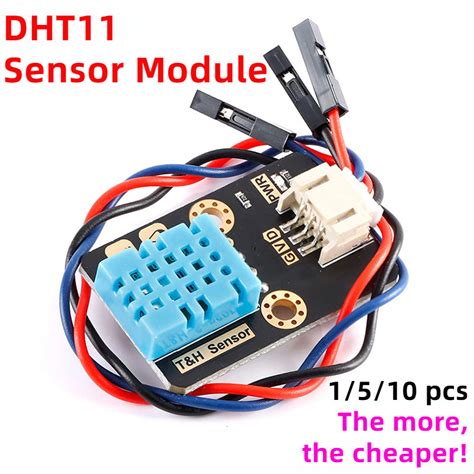 10pcs1pc Dht11 Temperature And Humidity Sensor Module 335v Single