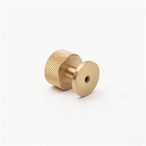 Solid Brass Knurled Kitchen Drawer Knobs Kt And Co