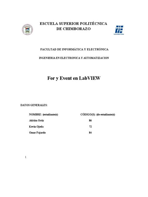 labview for y event pdf programa de computadora programación