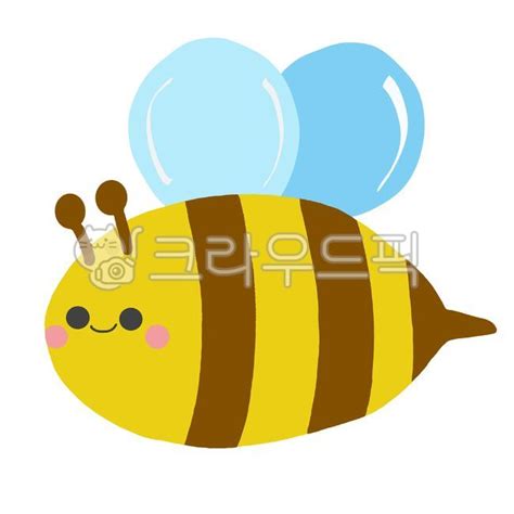 귀여운 예쁜 꿀벌 어린이집 유치원 사진이미지일러스트캘리그라피 Lmjin2489작가